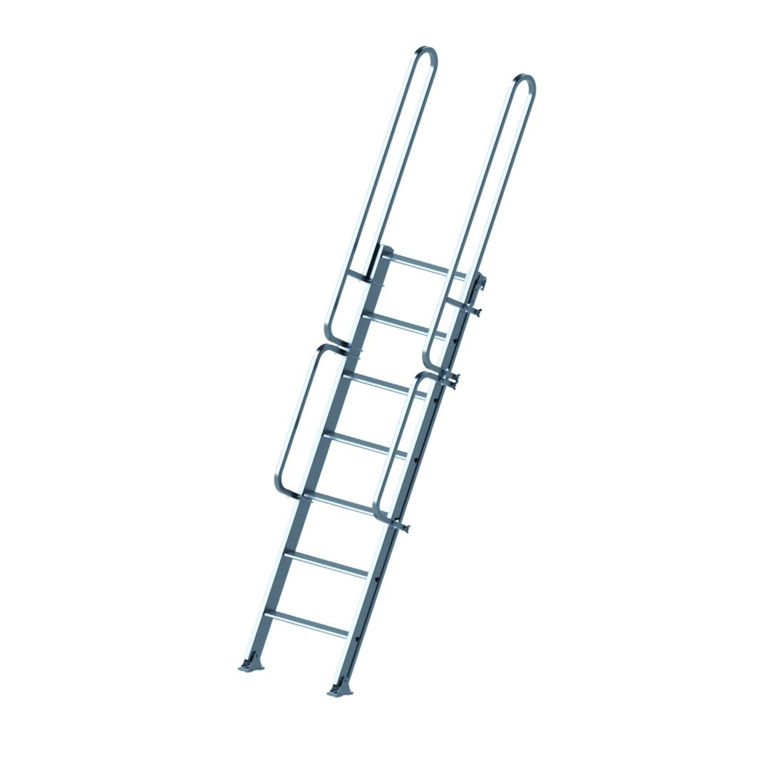 Access ladder with 80 mm deep steps - Ship ladders : Echelle Canada