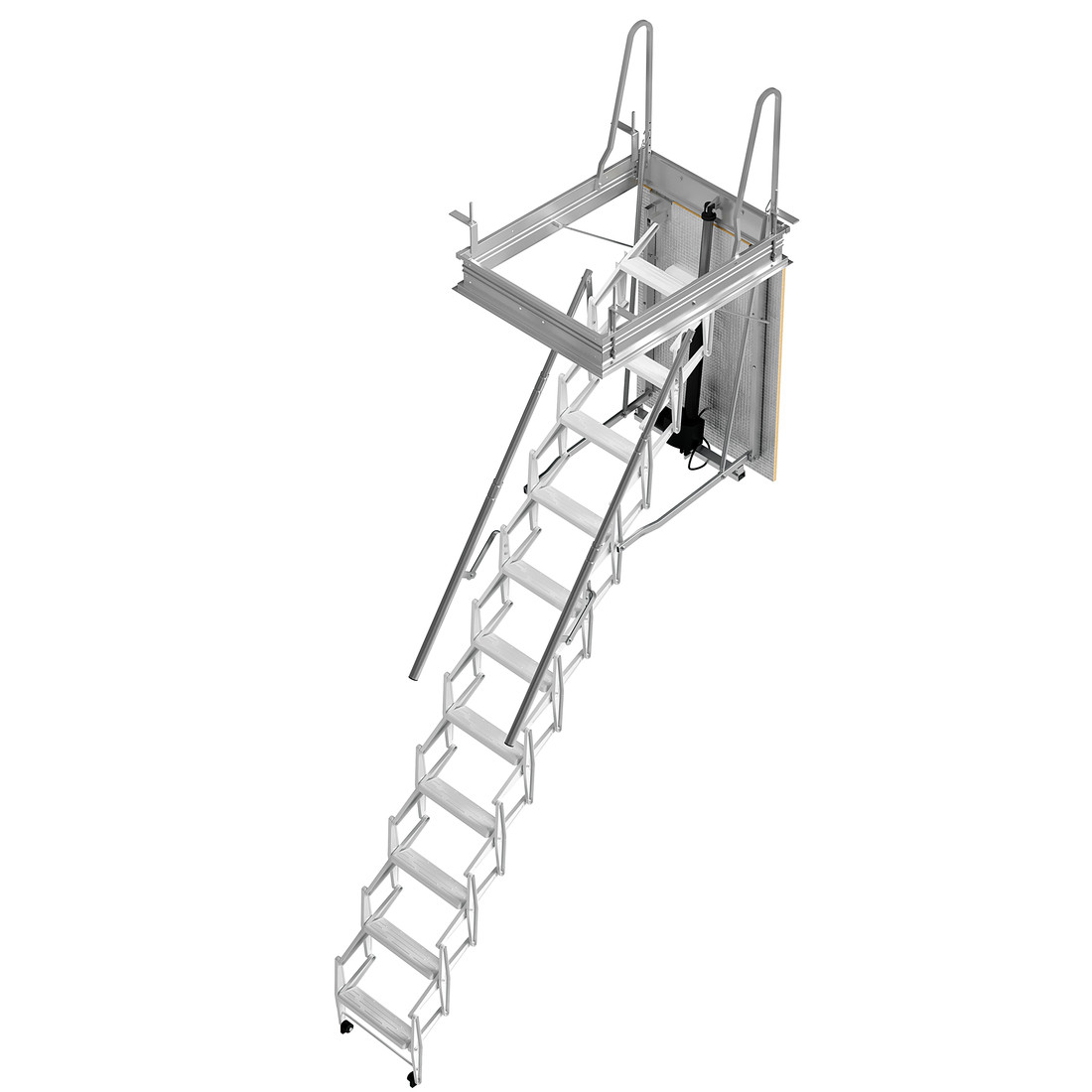 Retractable staircase Motora - Retractable stairs : Echelle Canada