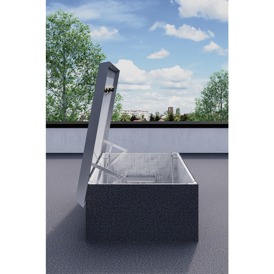 Retractable staircase Terrace - Retractable stairs : Echelle Canada